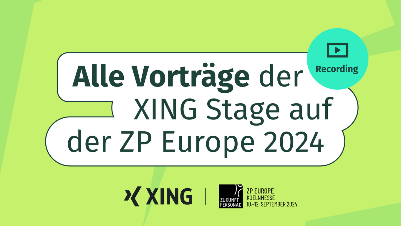 ZP Europe 24 - XING Stage - XING E-Learning